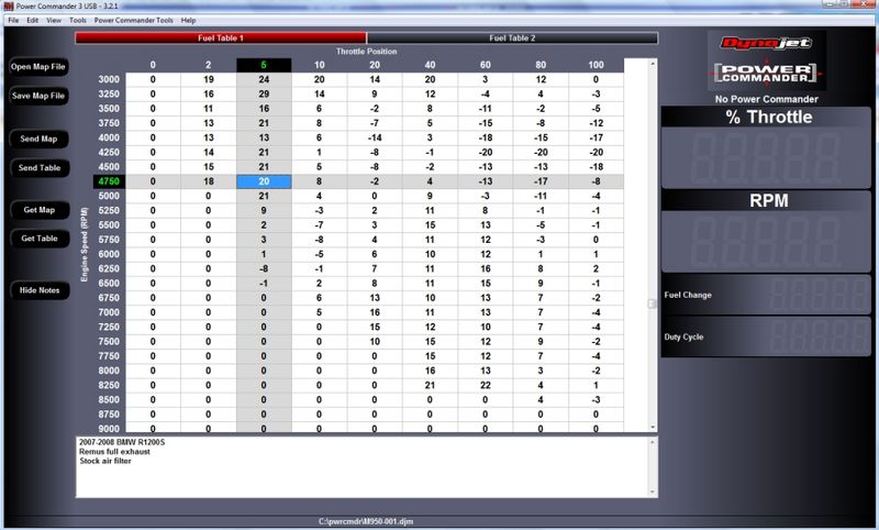 Power Commander III USB, control panel question - Pelican Parts Forums