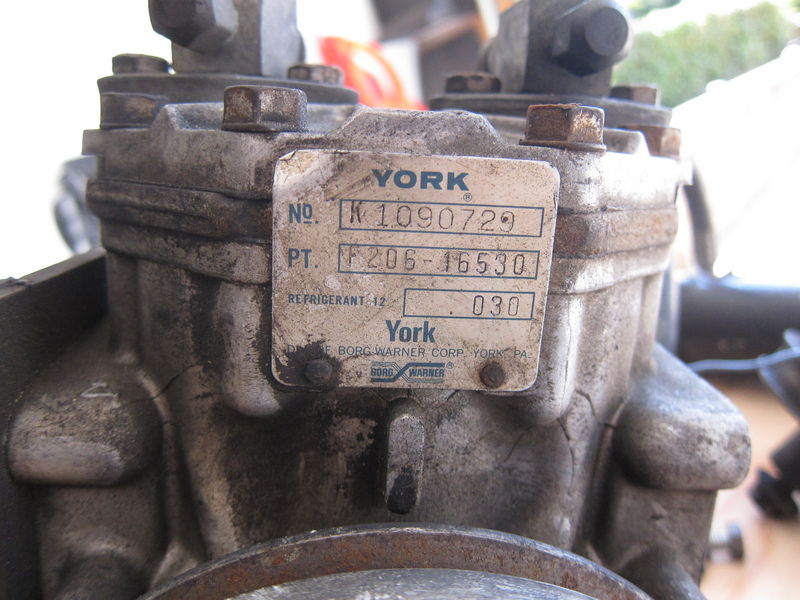 York AC compressor and parts - Pelican Parts Forums