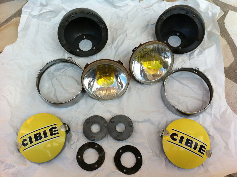 FS:Original Cibie Hood Lights yellow housings and NOS Cibie covers ...