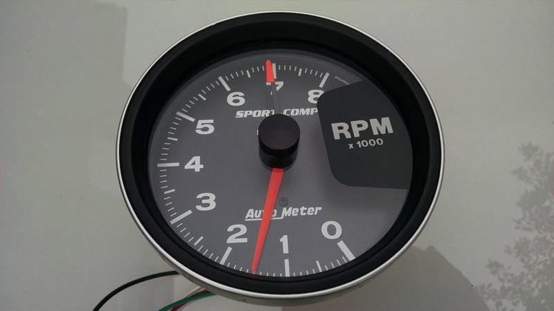 Auto Meter 8000 RPM tach - Pelican Parts Forums