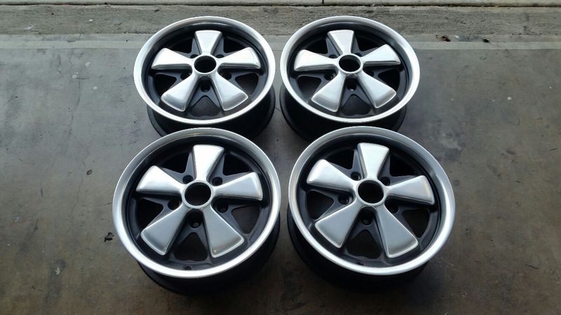 early fuchs 5.5x15 wheels restored - Pelican Parts Forums