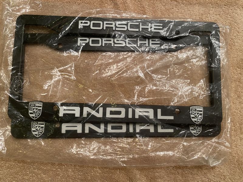 FS: Andial License Plate Frames - Pelican Parts Forums