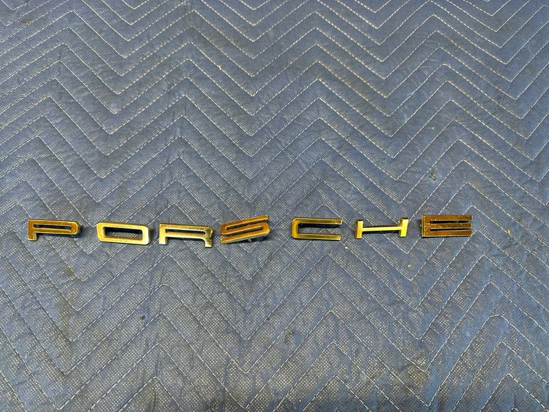 FS: PORSCHE Gold Letters - Pelican Parts Forums