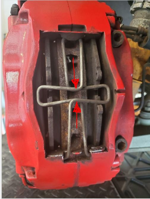 Brake Pad Retaining Spring - Pelican Parts Forums