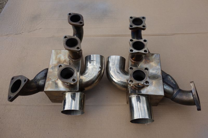 Porsche 911 993 Turbo Fabspeed Sport Exhaust Headers with Heat ...