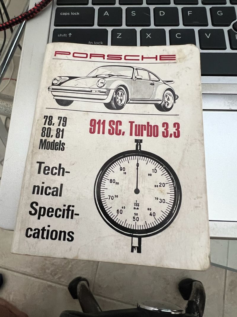 930/911SC Tech Spec Book - Pelican Parts Forums