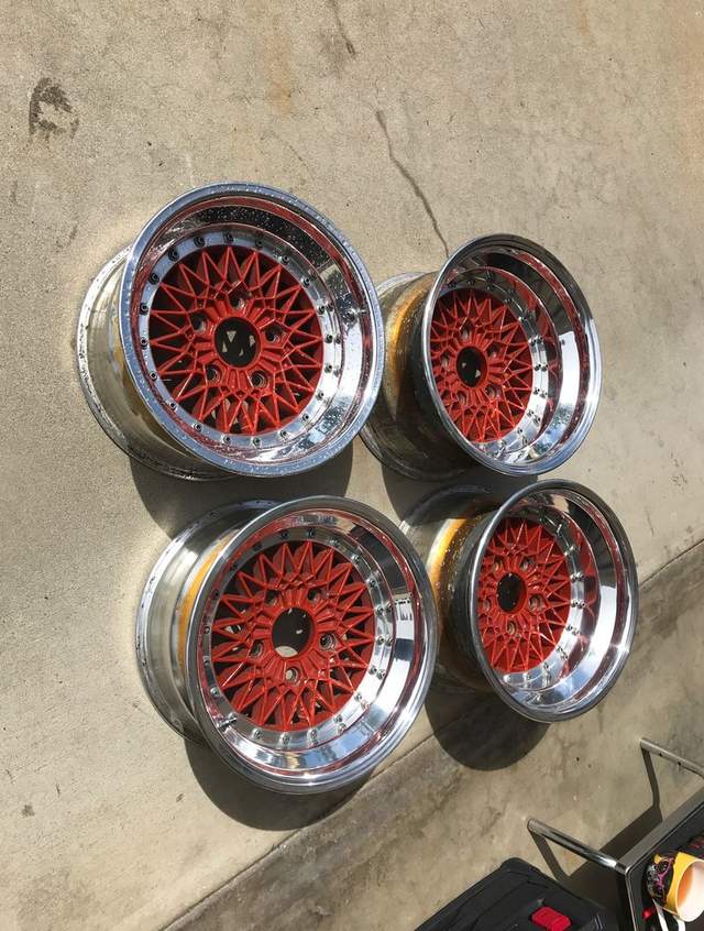 Pelican Parts Forums - FS Compomotive CX 500 wheels 15x8/9 Polished lips