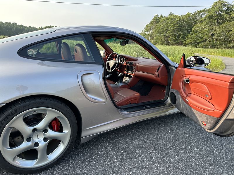 '01 996TT Turbo six speed Meridian Metallic over Boxster red in CT ...