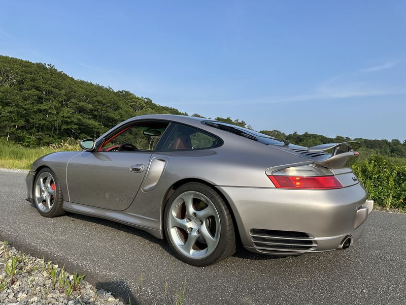 '01 996TT Turbo six speed Meridian Metallic over Boxster red in CT ...