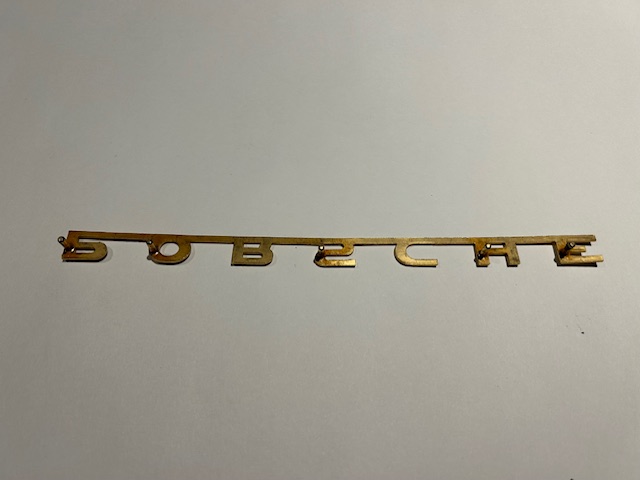 Original Gold Porsche Rear Script, - Pelican Parts Forums