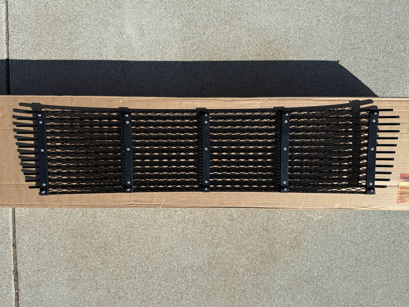 FS: Black and Silver Metal 5 Bar Mesh Engine Grille - Pelican Parts Forums