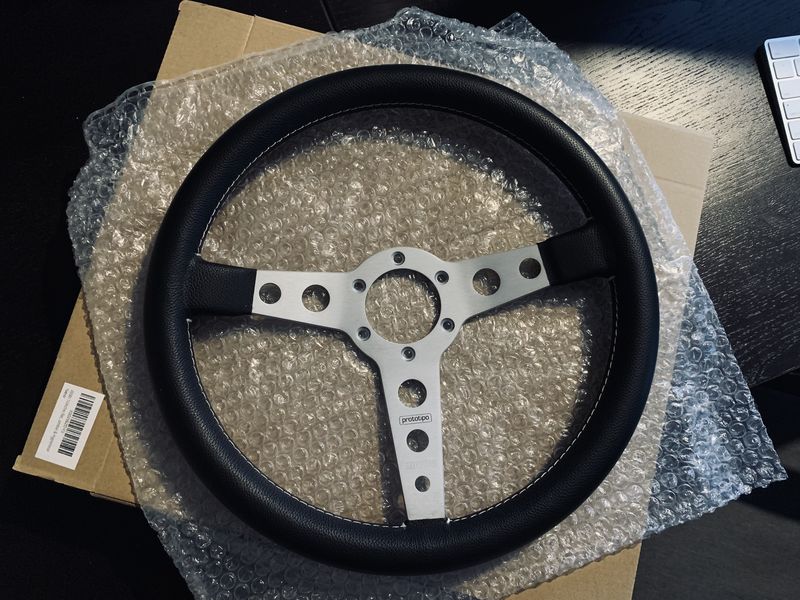(FS) Momo Protipo Steering Wheel (Silver). - Pelican Parts Forums
