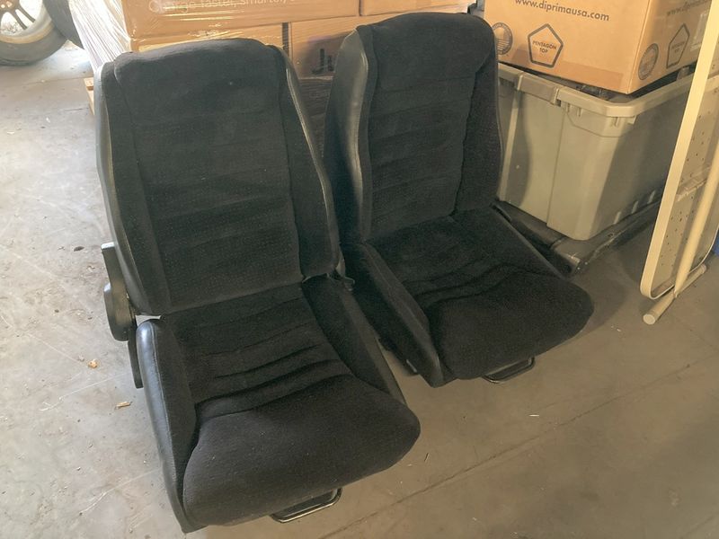 Gorgeous Pair of Scheel Mann seats in Black - Pelican Parts Forums