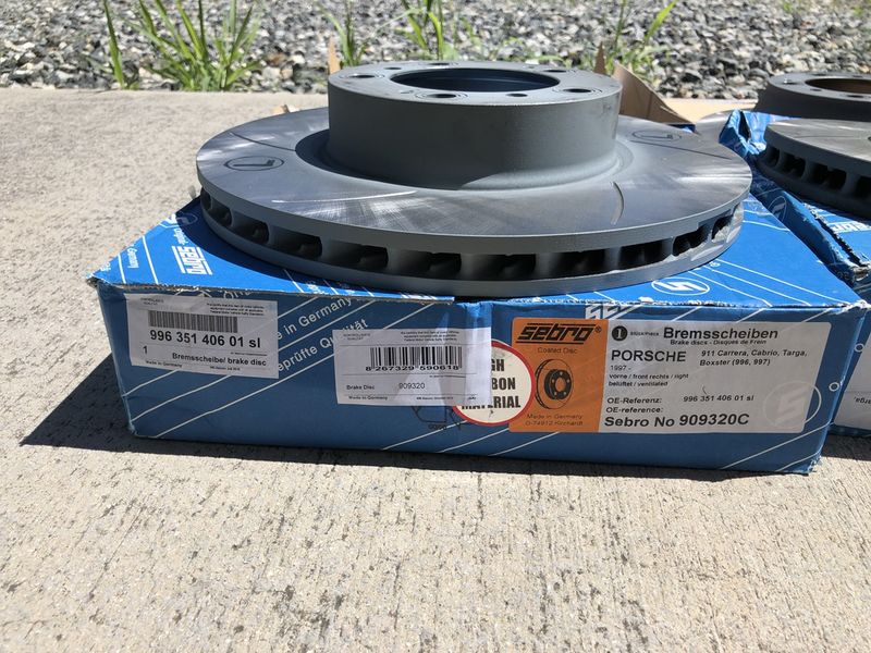 996 / 997 Sebro Slotted Rotors Full Set - Pelican Parts Forums