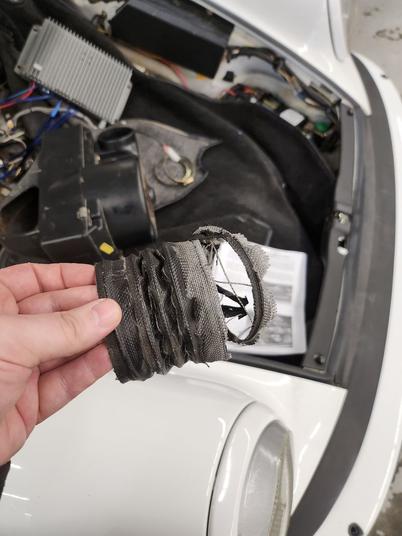 AC repair...swiss-cheesed hoses. - Pelican Parts Forums