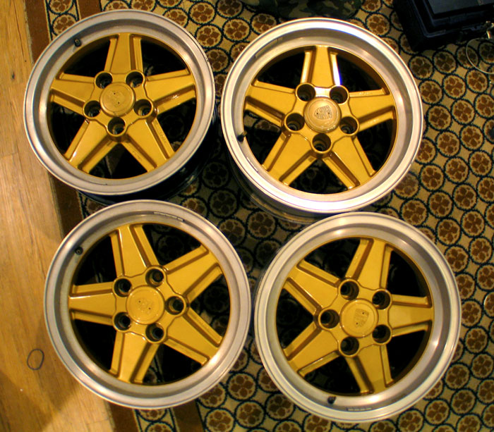 FS: Ronal R9 7 & 8 - Gold centers - Pelican Parts Forums