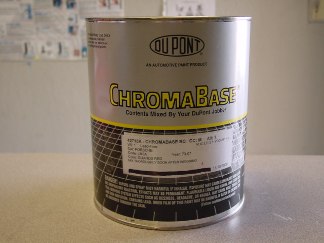 Dupont Chromabase Color Chart