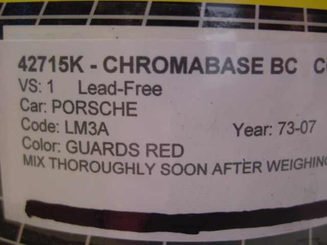 Dupont Chromabase Color Chart